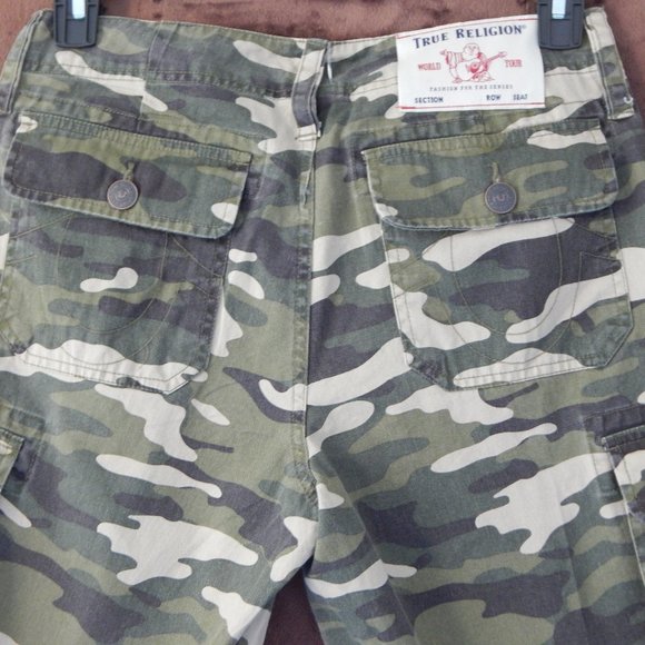 True Religion | Shorts | True Religion Cargo Flap Pocket Cotton Shorts ...